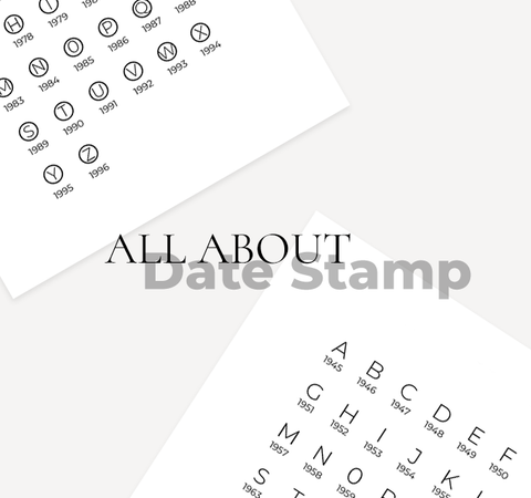 All About Date Stamps! – MAISON de LUXE
